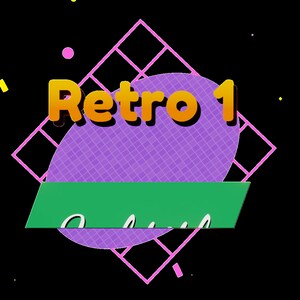 Customizable Retro Text Overlay - Animated 80's Feeling - Custom Text ...