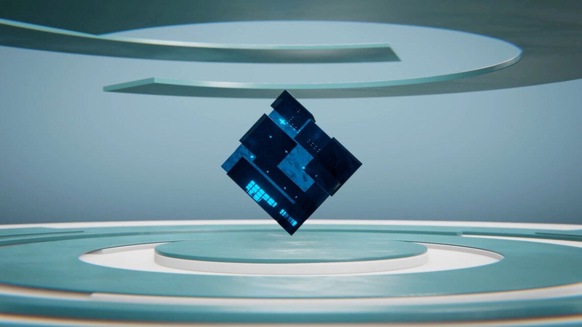 Cubic SF Animation Logo Reveal With Custom Text Custom - Etsy