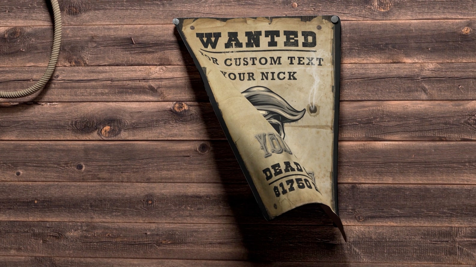 Western Most Wanted Poster Animation 2 Insert Your Text and Logo or ...
