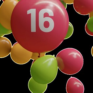 Custom Balloons Transition With Alpha Channel and Sound for OBS Stream ...