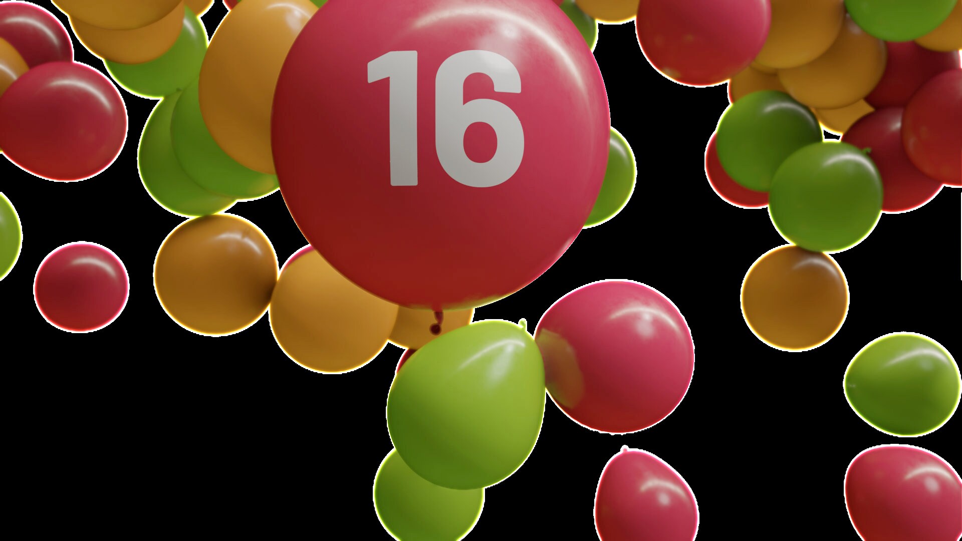 Custom Balloons Transition With Alpha Channel and Sound for OBS Stream ...