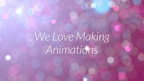 Personalized Message Animation With Sound Custom Message - Etsy