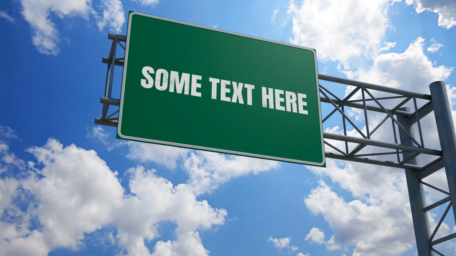 Traffic Overhead Sign Custom Message on the Road Sign - Etsy