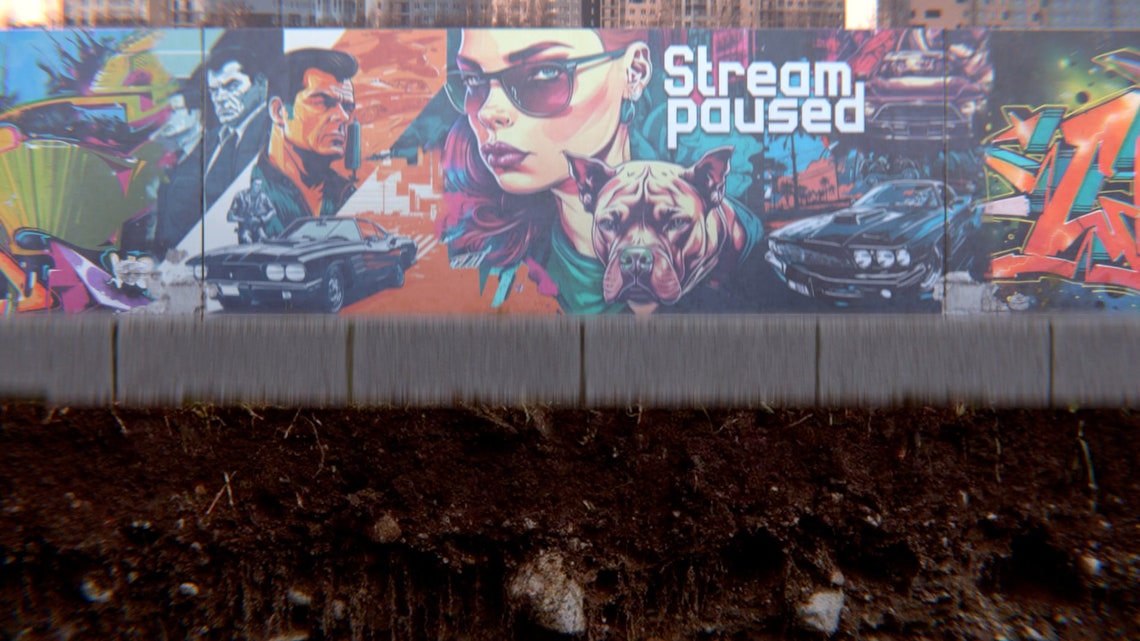 Twitch Overlay Stream Paused Animation Inspired With Street Graffiti ...
