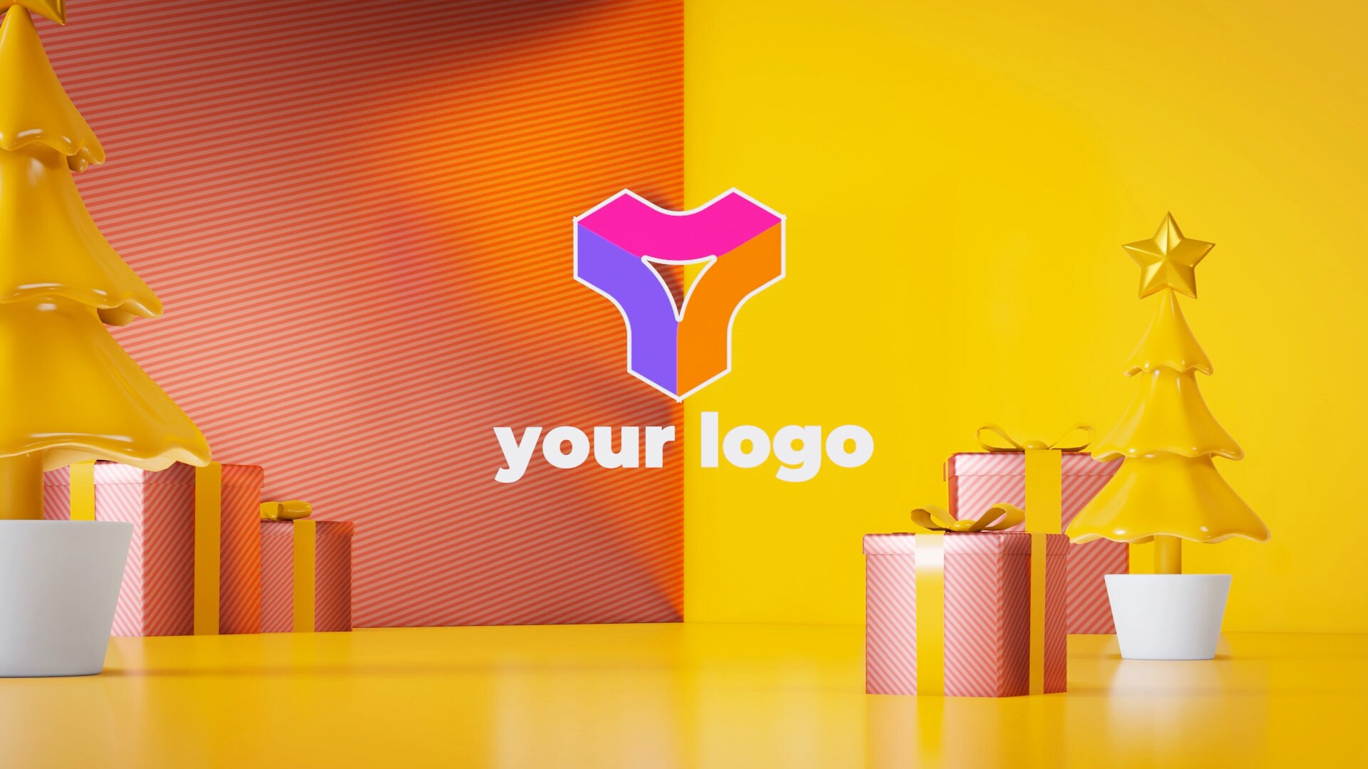Christmas Flip Book Logo Animation Sequence of Animated Book Pages With ...