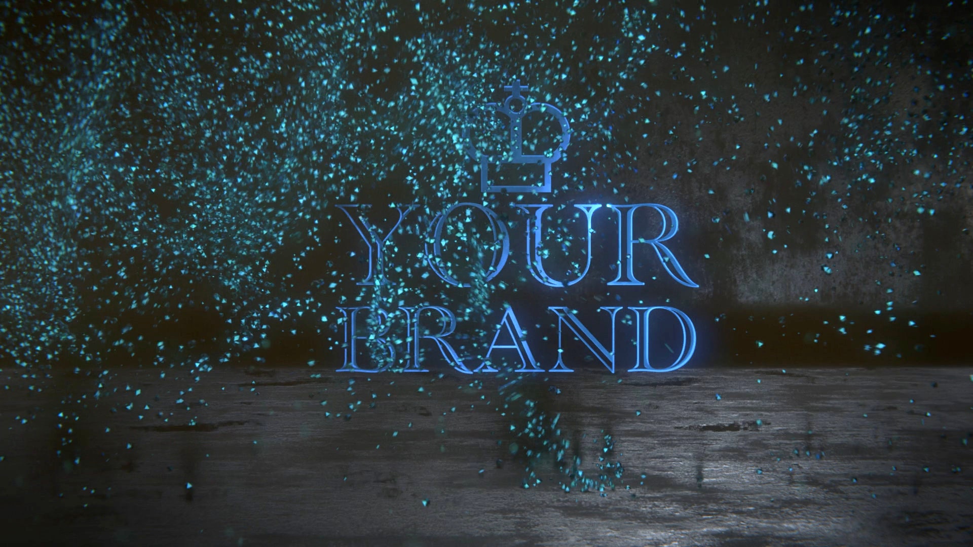 Sparkling Glitter Logo Animation With Cinematic Sound - Logo Reveals ...