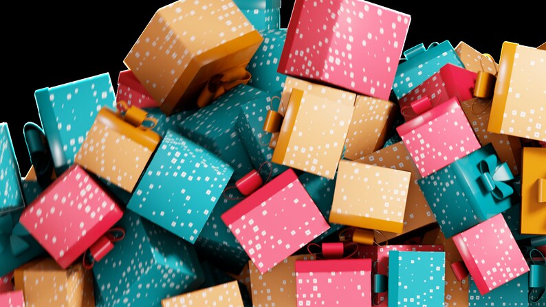 Gift Box Transition With Alpha Channel, Sound - Twitch Transition ...