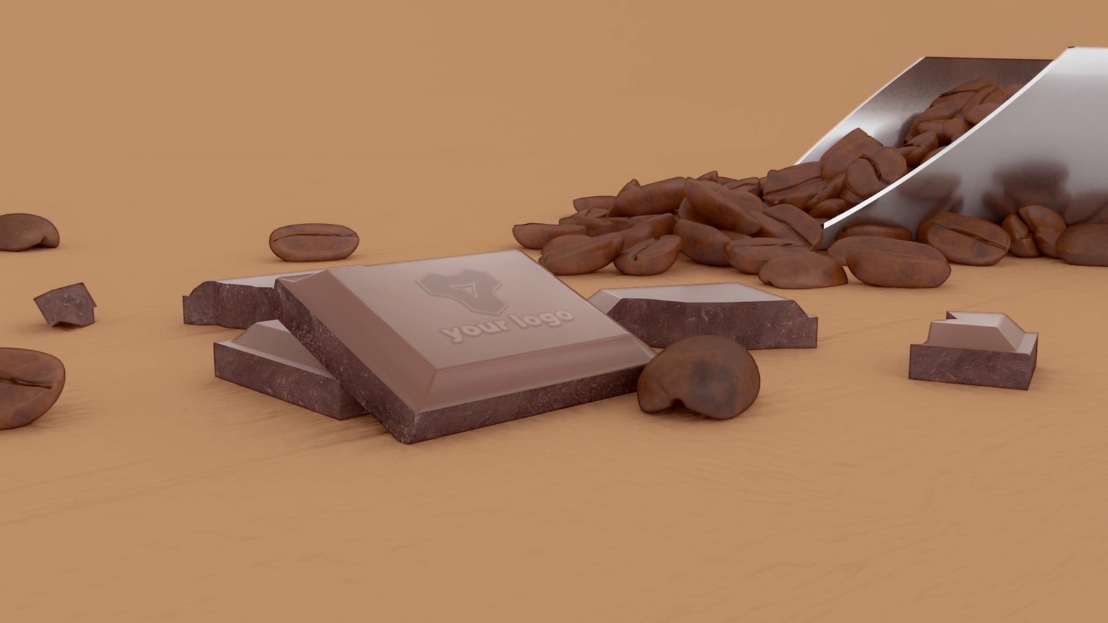 Chocolate Sweet Logo Animation Plus Your Text and Customized Wrapper ...