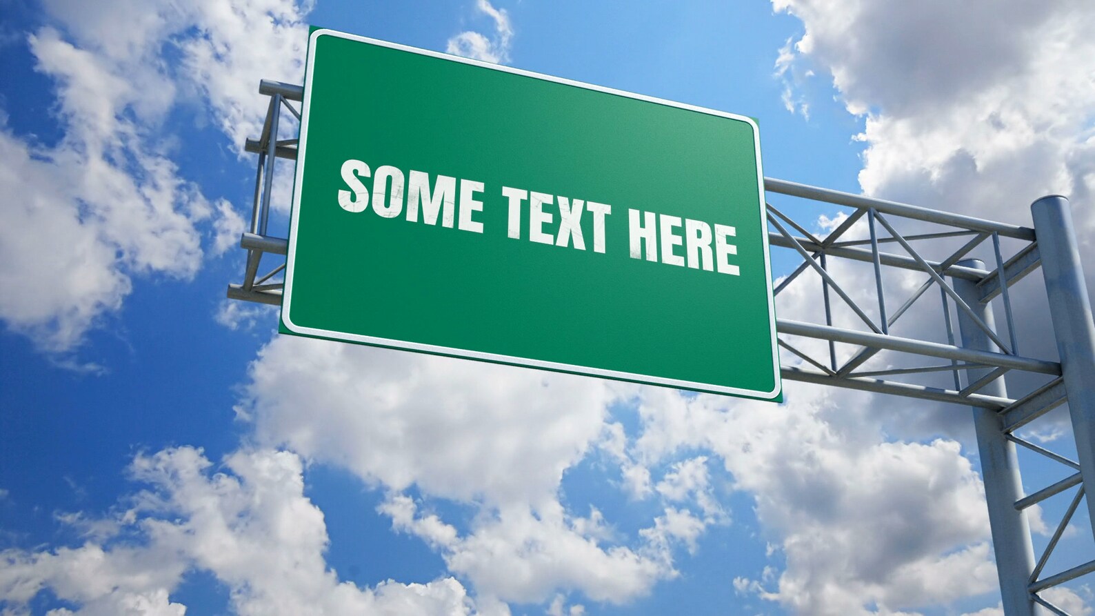 Traffic Overhead Sign Custom Message on the Road Sign - Etsy