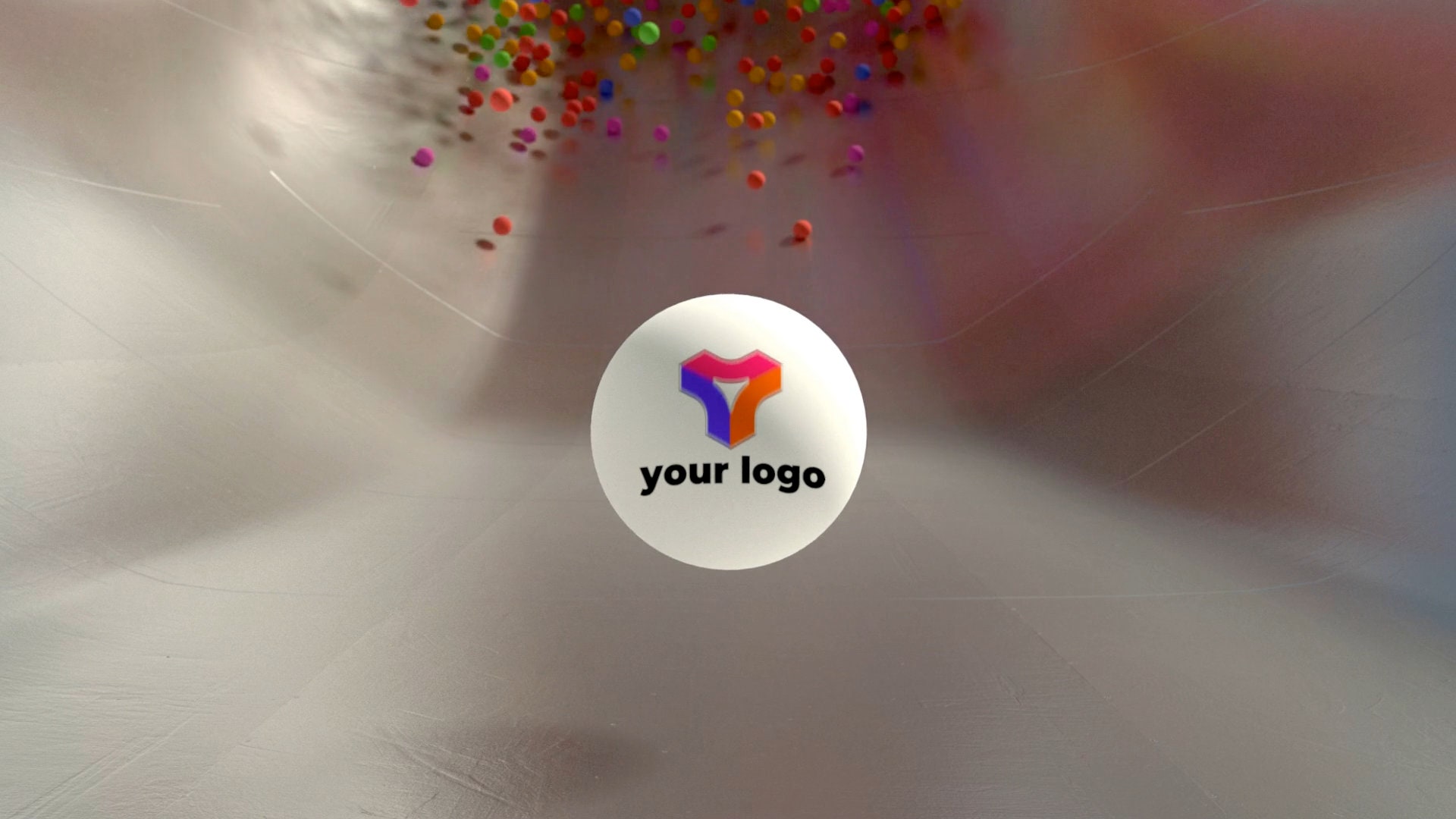 Rubber Ball Flood Logo Animation Transition - Your Custom Logo Appears ...