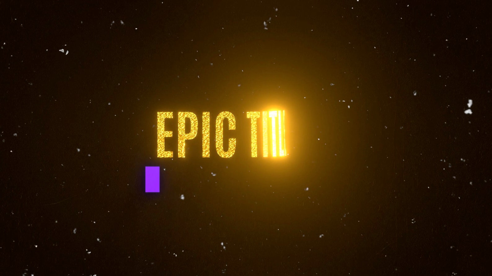 Epic Intro With Custom Colors and Text - Animated Titles, Custom Colors ...