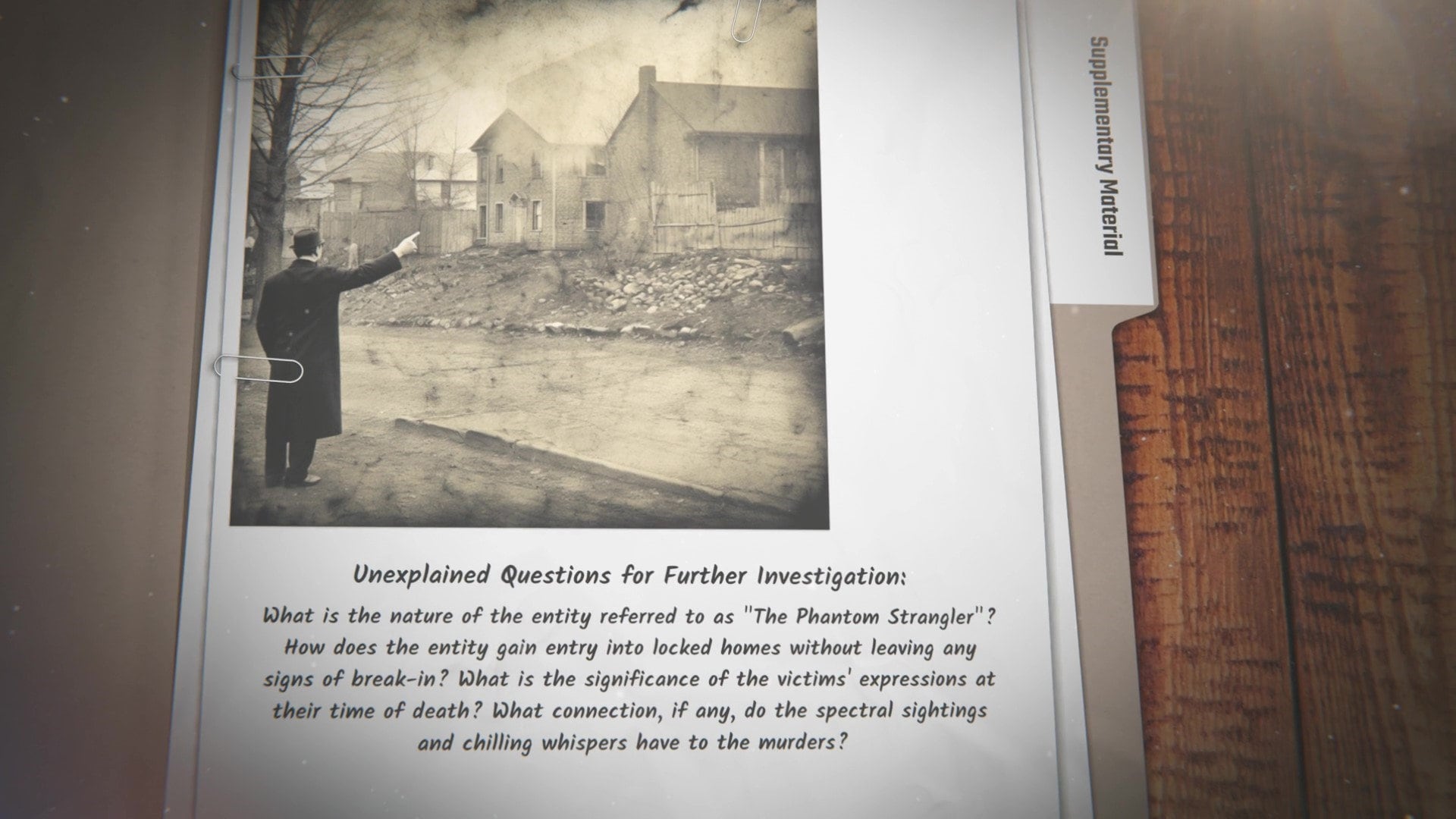 Vintage Paranormal Detective Case File Animation Customizable Intro ...