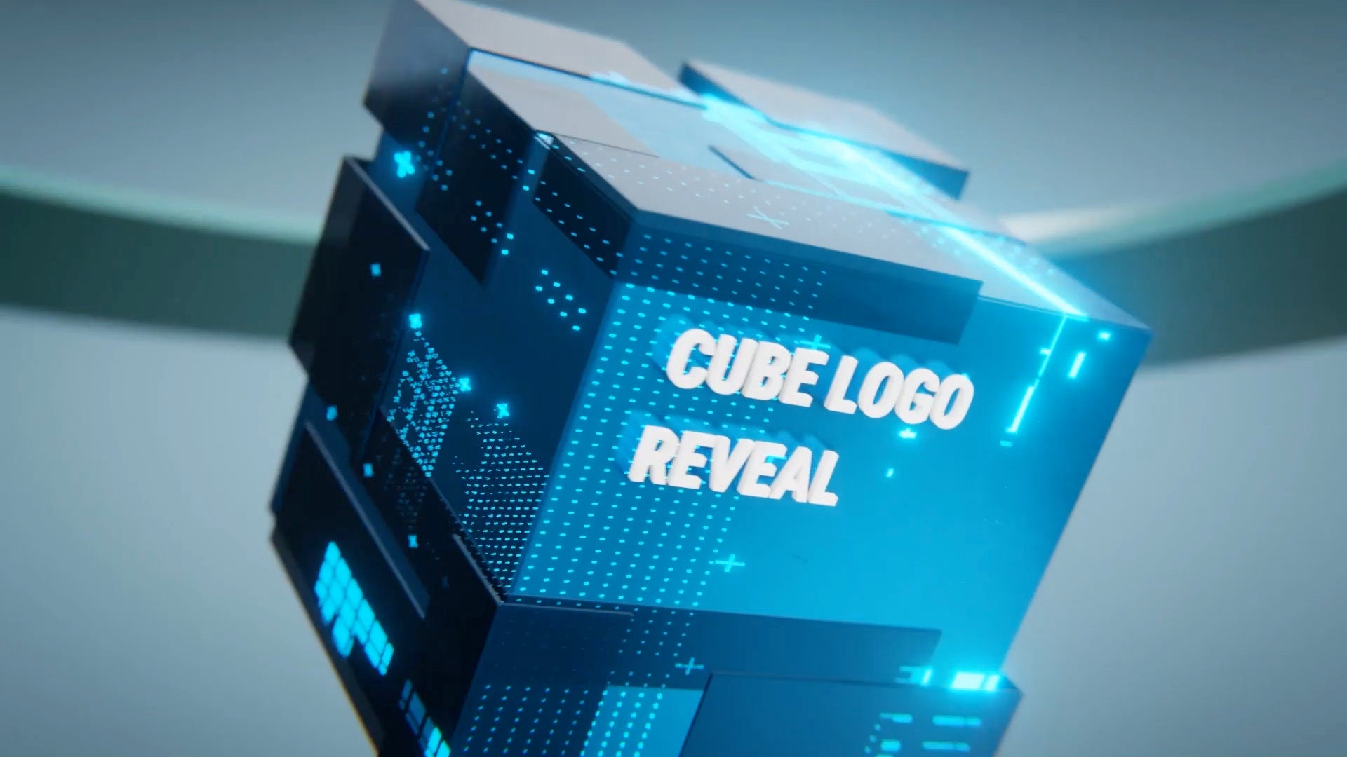 Cubic SF Animation Logo Reveal, With Custom Text, Custom Colors and ...
