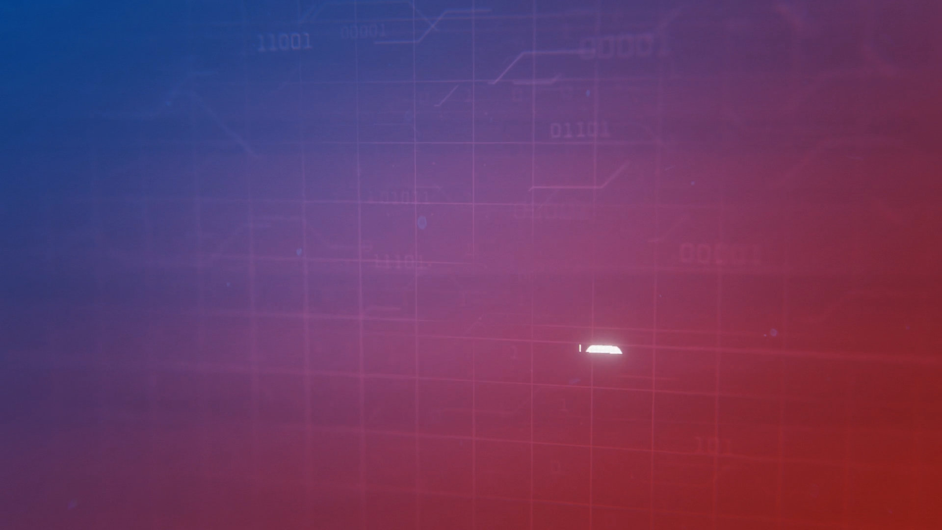 Technology Gradient Logo With Glitch Effect Tech Grid as a Background ...