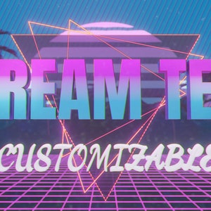 Retro VHS Customizable Intro for Twitch or Any Other Media - Customize ...