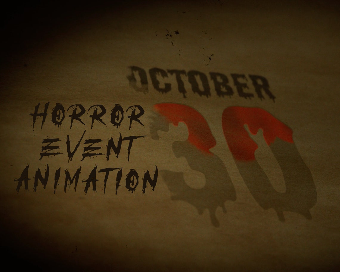 Horror Intro Scene, Your Own Custom Text, Your Images Inserted ...