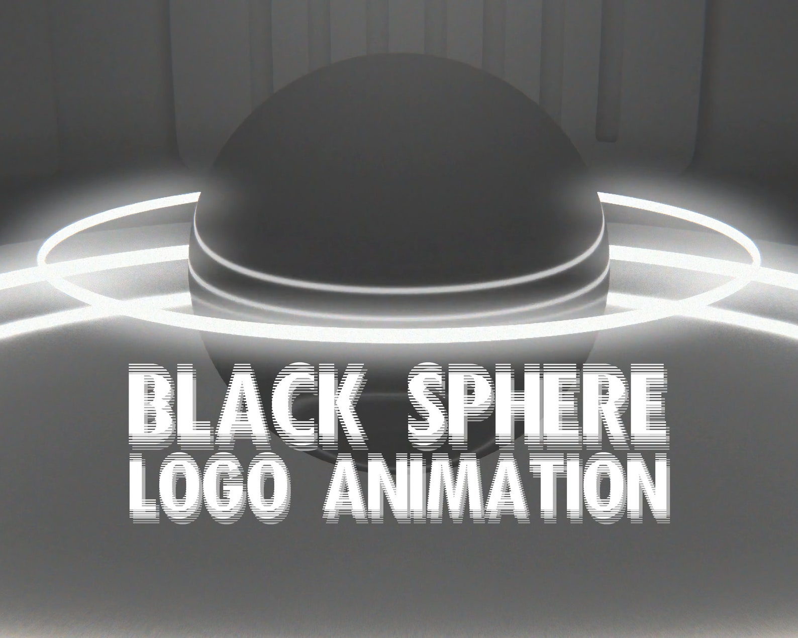 Abstract Black Sphere Landscape Logo Animation - Fluid Black Balls Merge to Reveal Your Logo - Etsy