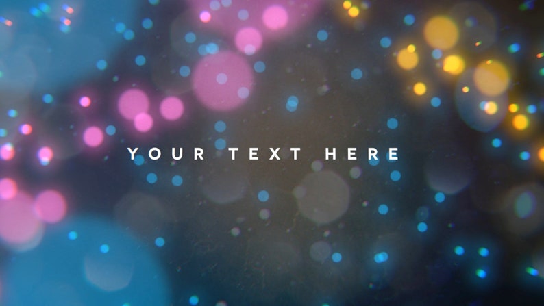 Fireworks Burst Overlay With Custom Text and Firework Color, Great for ...