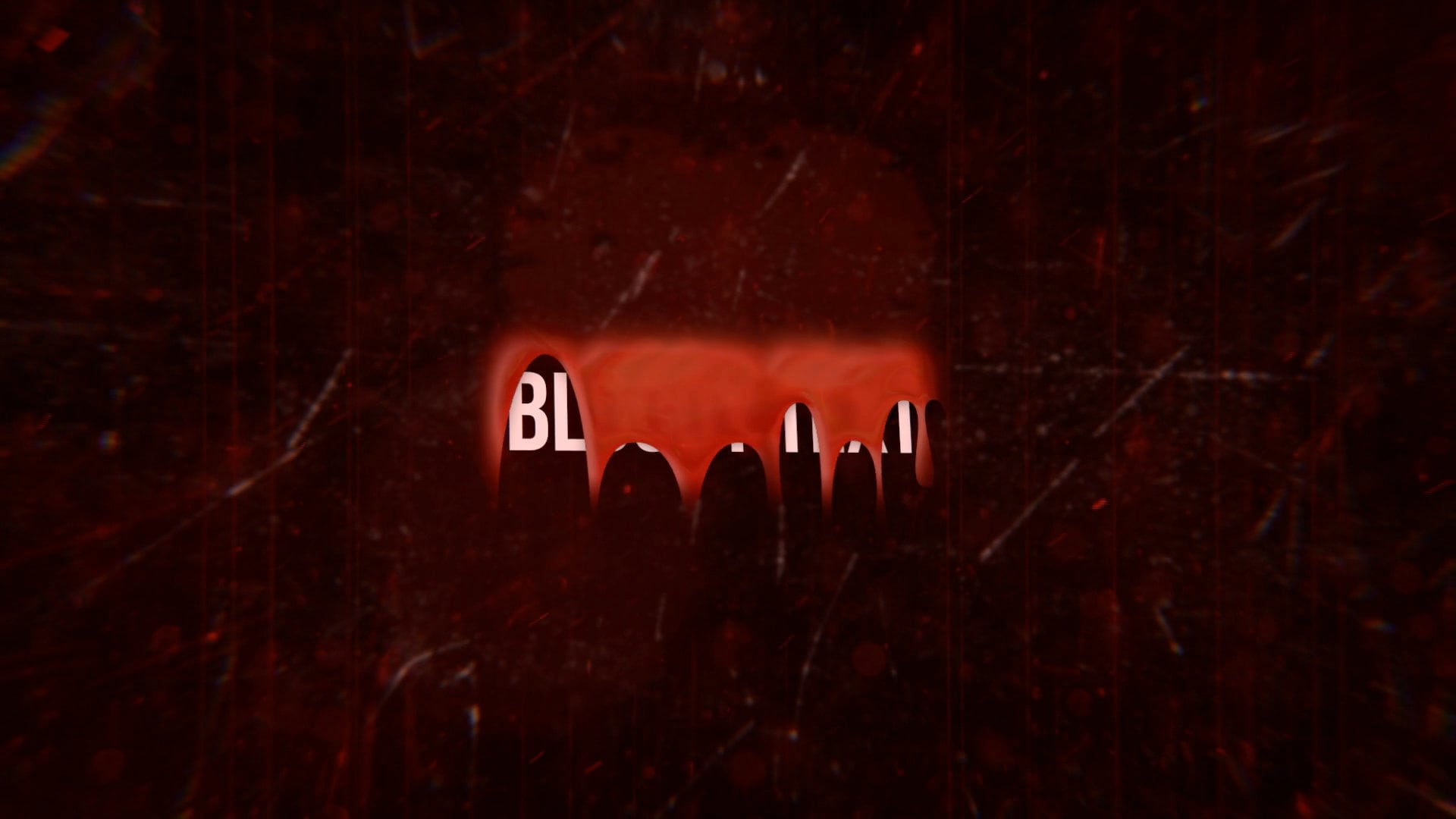 Bloody Animated Customizable Title With Horror Sound Custom Message ...