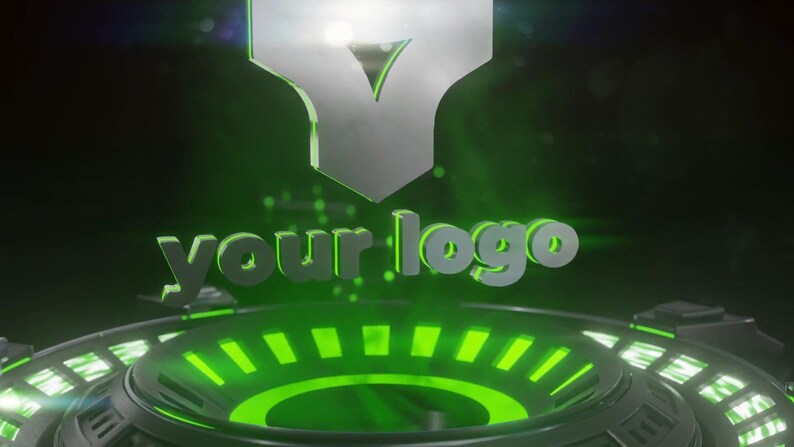 Customized Sci-fi Logo Animation: Holographic Display With Glitch ...