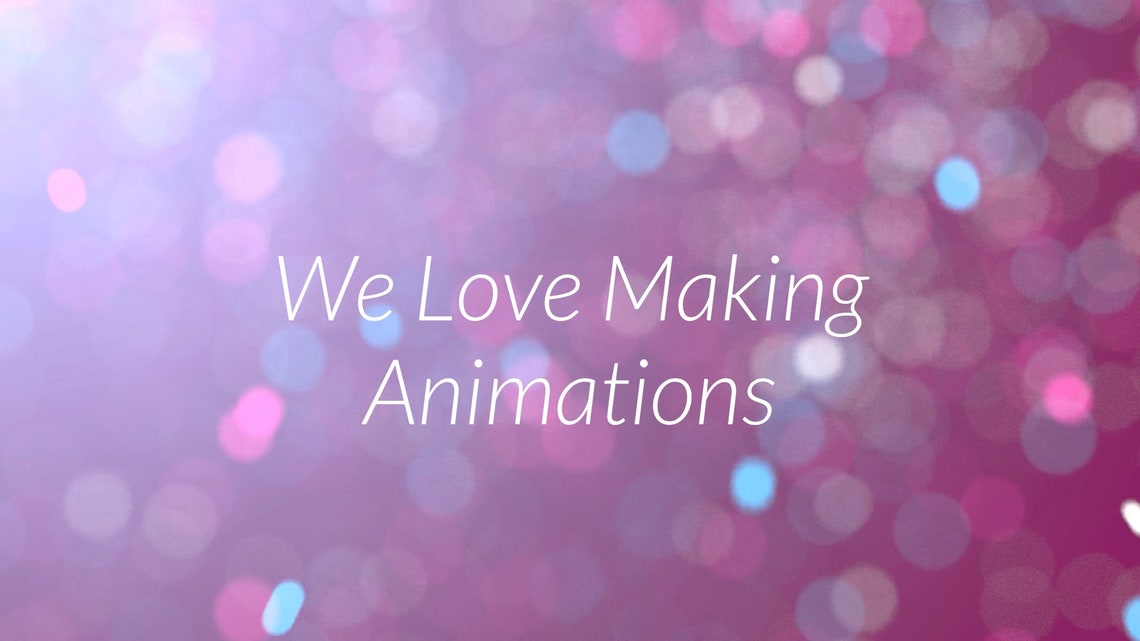 Personalized Message Animation With Sound Custom Message Appears on the ...