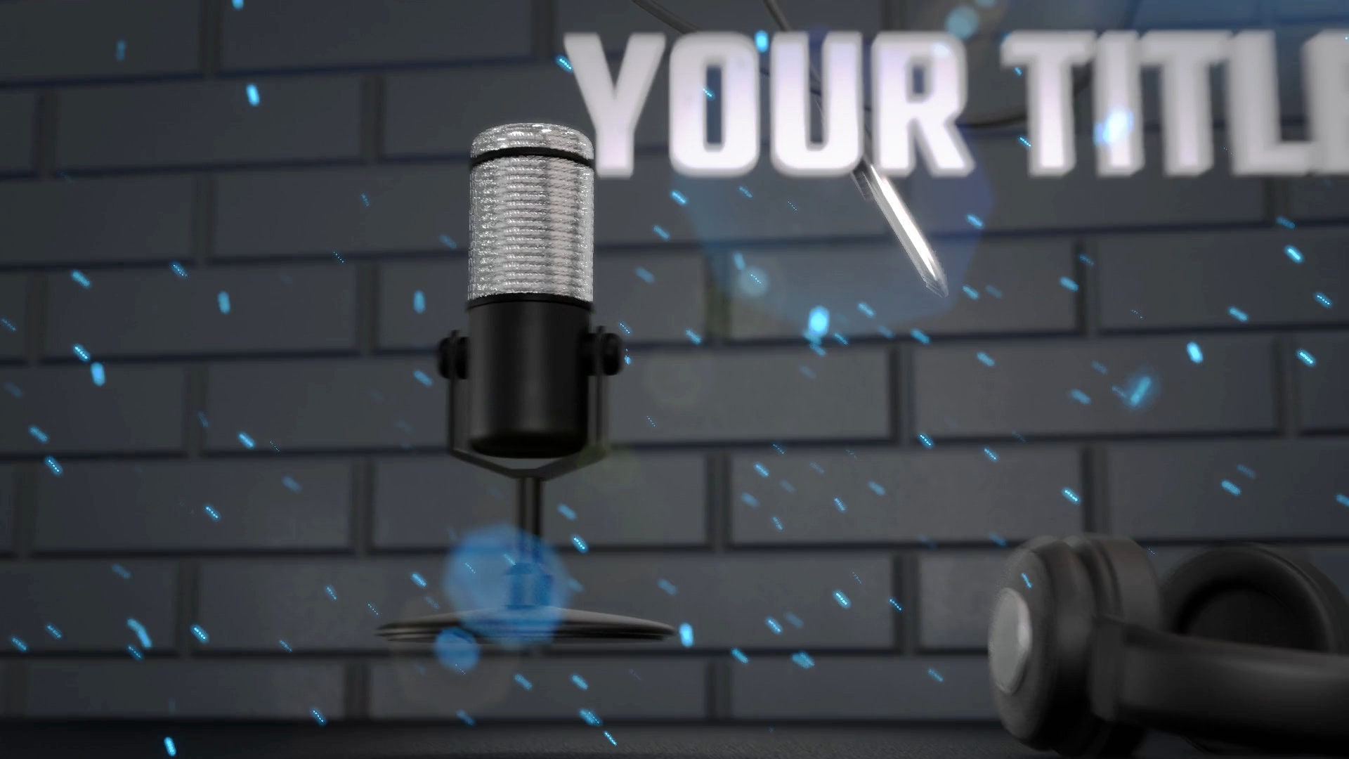 Podcast Intro Animation Customizable Text With the Titles in 2 Lines ...