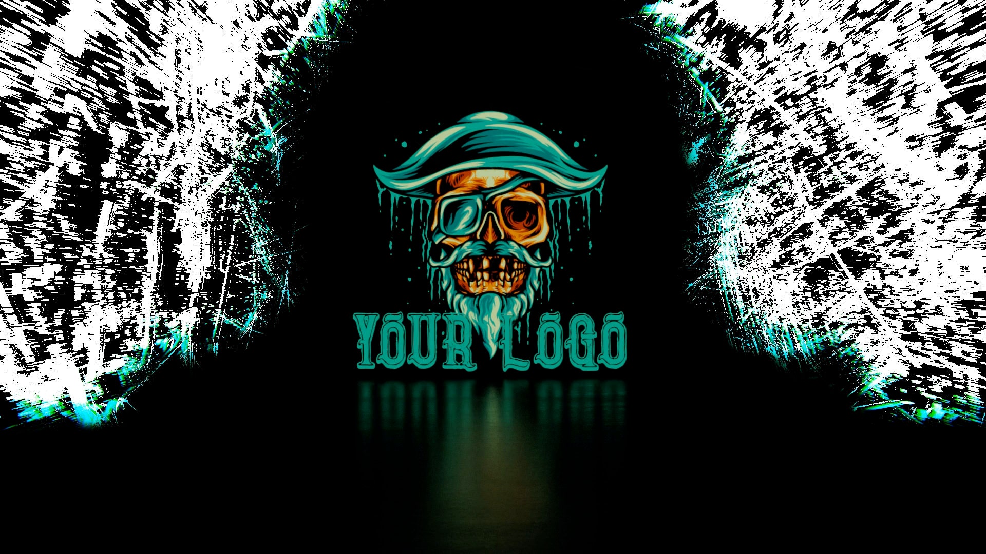 Animated Intro Overlay, Your Logo With Custom Glowing Text, Hacker Pit ...