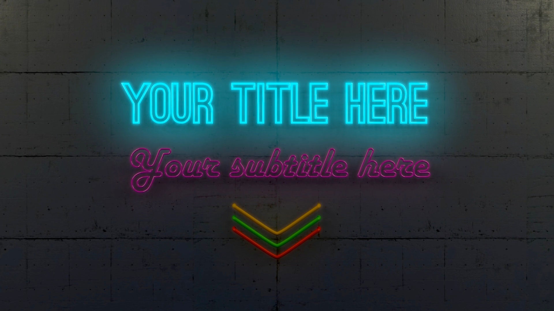Neon Sign With Custom Text and Color - Great for Any Video - Neon ...