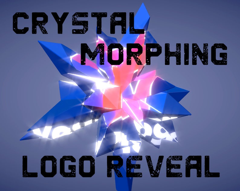 Crystal Morphing Logo Stinger Reveal the Birth of Crystal - Etsy