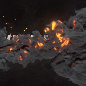 Ignite Your Brand With Fireball Text Stinger Animation! Captivate ...