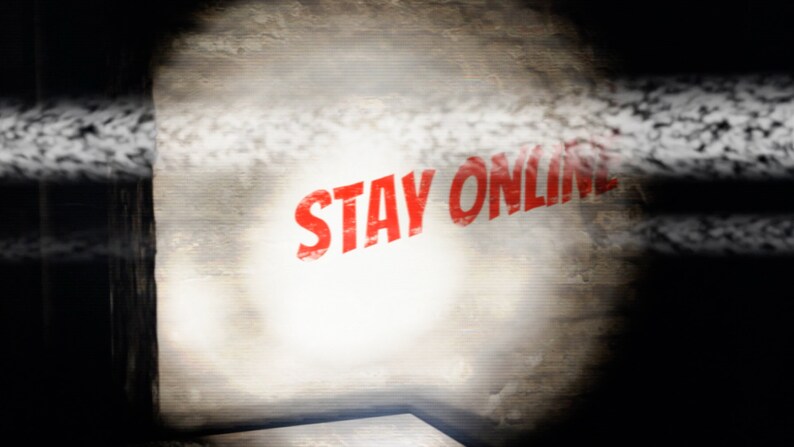 Paranormal Animation Scary Message Customizable Text and Color Custom ...