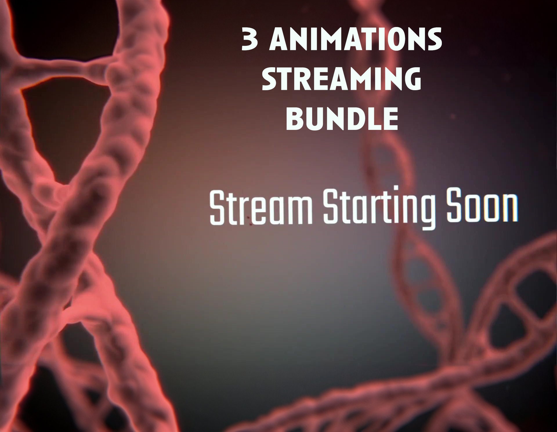 Dna-themed Animation Bundle for Twitch & Youtube – "stream Starting ...