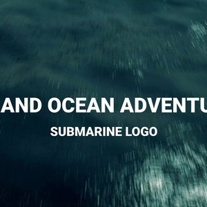 Premium Customizable Submerged Logo Reveal Animation - Cinematic Ocean ...
