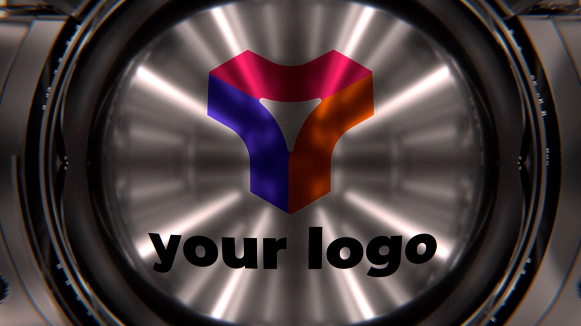 Cosmic Digital Bank Vault, Opens and Reveals a Logo. Upload Your Own ...