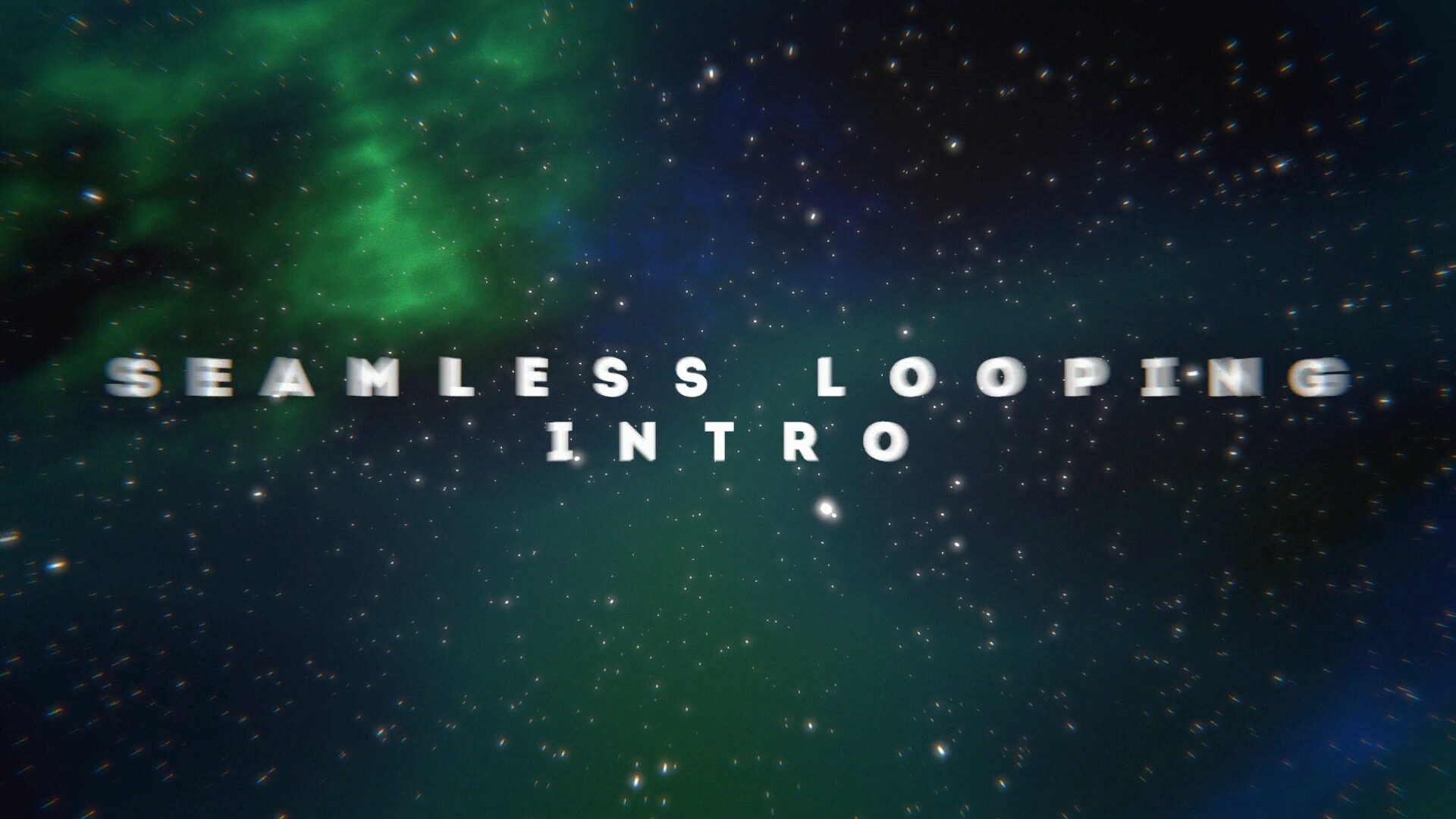 Space Overlay With Custom Text With Seamless Infinite Loop Great for ...