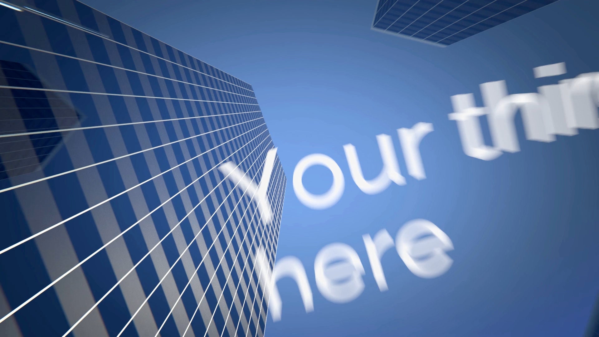 Skyscrapers Intro Animation, Your Own Custom Text, Your Logo Inserted ...