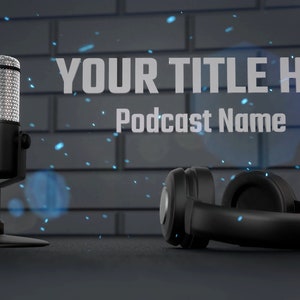 Podcast Intro Animation Customizable Text - With the Titles in 2 Lines ...