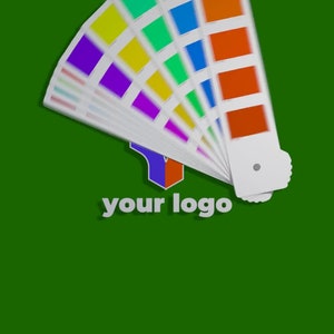 Revolving Color Swatches: Artful Logo Reveal | Customizable Background ...