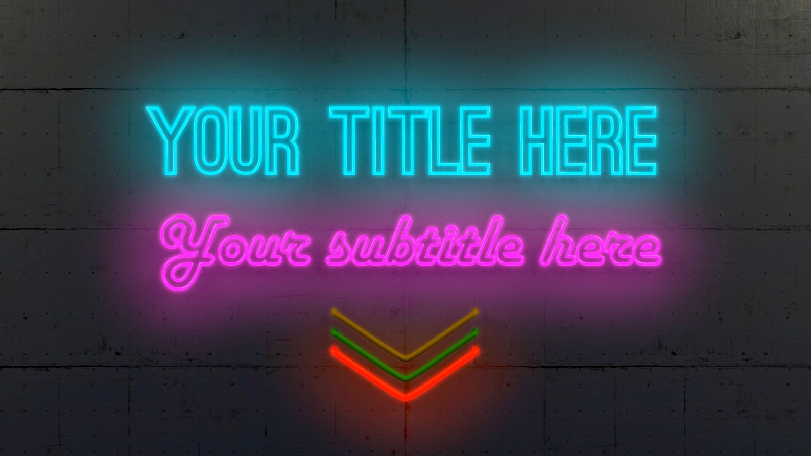 Neon Sign With Custom Text and Color - Great for Any Video - Neon ...