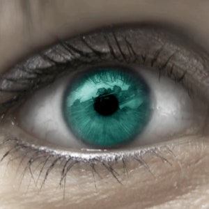 Seamless Animated Eye Zoom Transition With Alpha Channel and Sound for ...