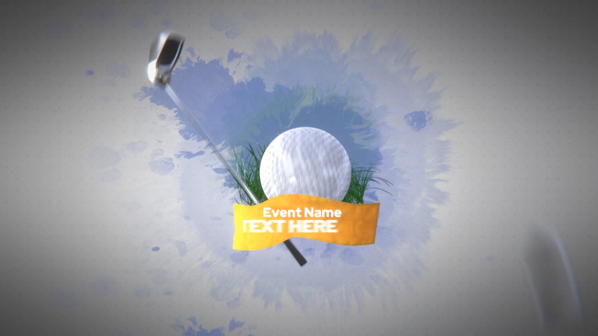 Animated Text Golf Intro - Animated Golf Clubs - Opening With Your Text ...
