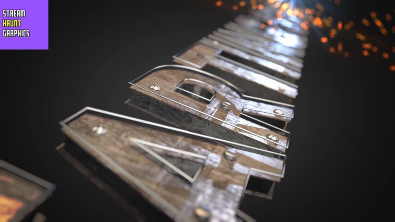 Heavy Metal Stream Overlay Animation Bundle | 5 Looped Status ...