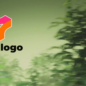 Forest Green Logo Transition Stinger With Alpha Transparency and Sound for Stream Scenes ...