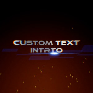 Cinematic Intro Text Animation for Your Streaming or Social - Etsy