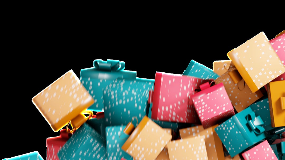 Gift Box Transition With Alpha Channel, Sound - Twitch Transition ...