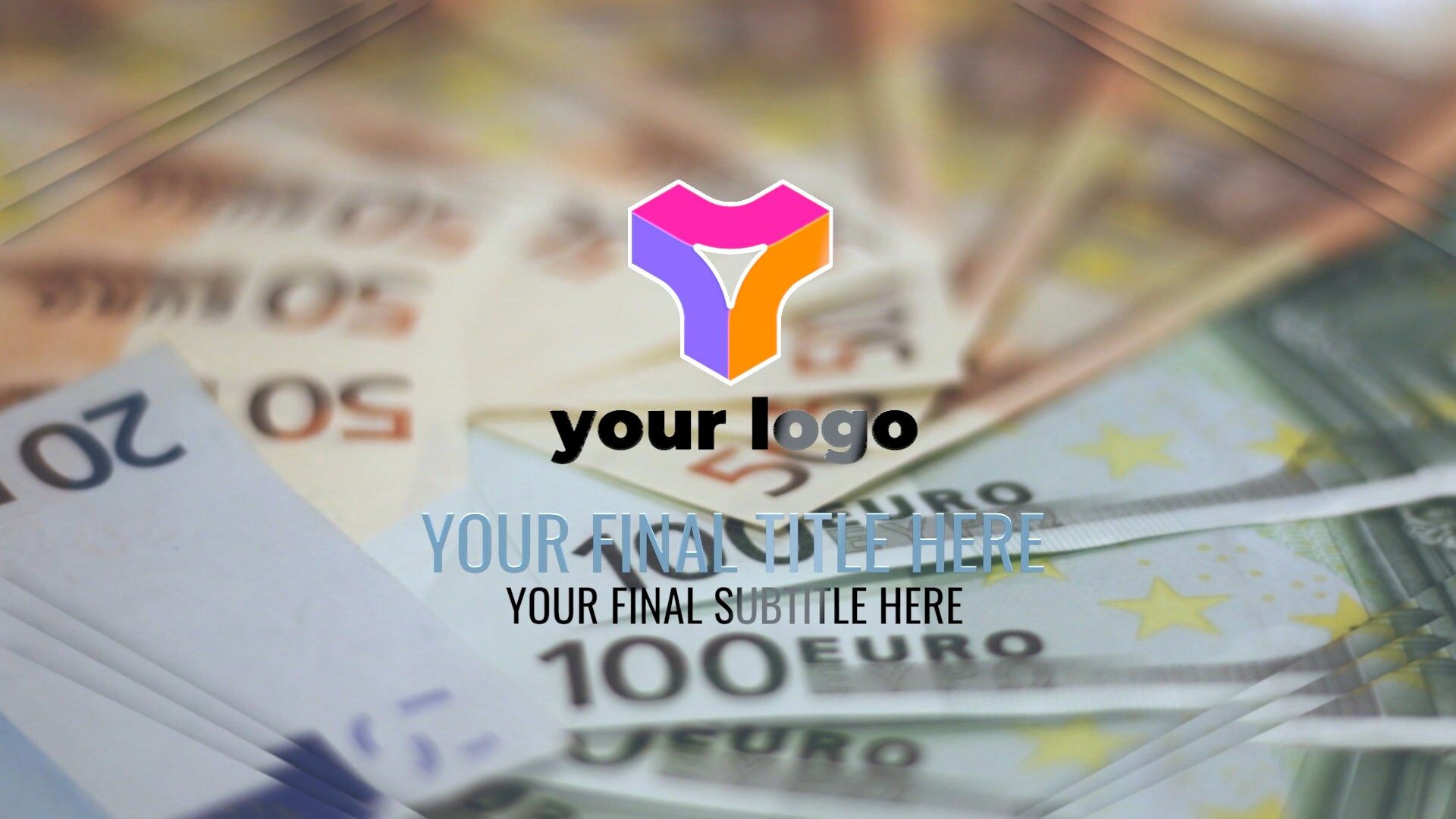 Falling Euro Bills Money Heist Intro Logo Animation - Etsy