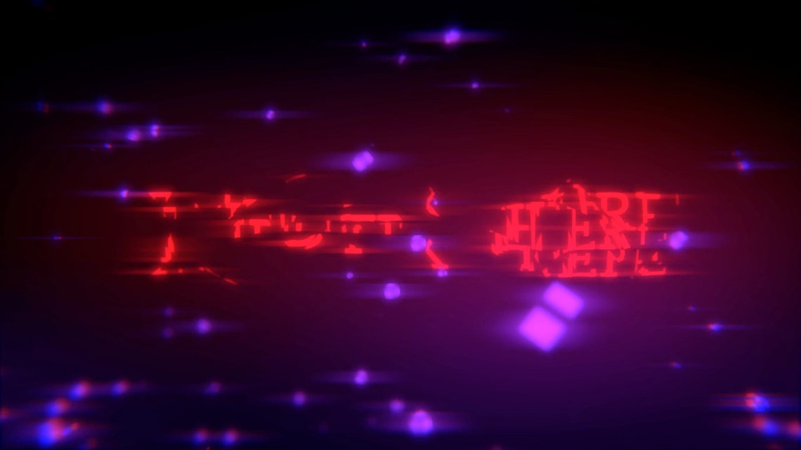 Spooky Distorted Animated Message Title With Sound Custom - Etsy