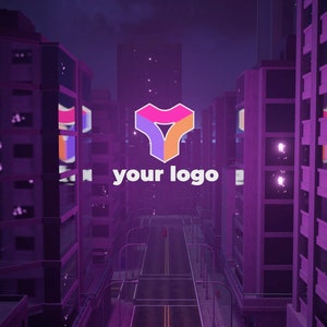 Discover the Metropolis Cyberpunk City Logo Reveal + Customizable Title ...