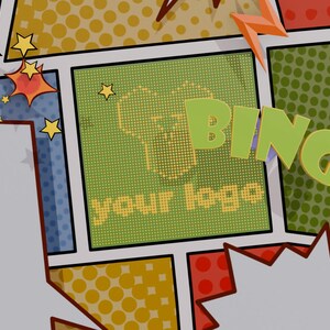 Comic Book Animated Logo Stinger - Logo Reveals From Comic Words ...