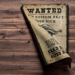 Western Most Wanted 2 Poster Animation Insert Your Text and Logo or ...